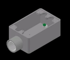 Junction Box Fs Type - 3D DWG Model for AutoCAD • Designs CAD