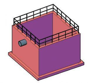 Lift Station 3D DWG Model for AutoCAD • Designs CAD