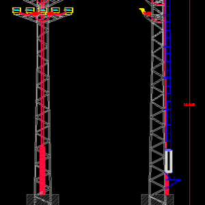 Lighting Tower DWG Block for AutoCAD | Designs CAD