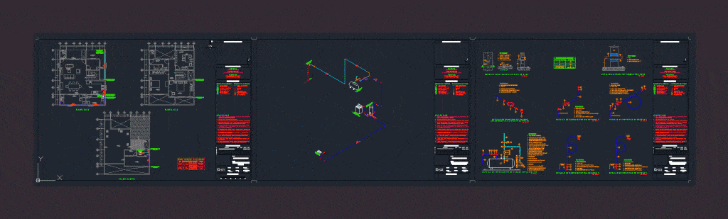 Lp Gas Installation Of House Room DWG Detail for AutoCAD • Designs CAD