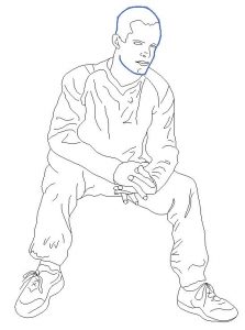 Man 2D DWG Elevation for AutoCAD • Designs CAD