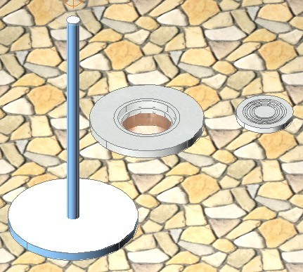 Manhole, Sewer Inspection Chamber, 3D DWG Model for AutoCAD • Designs CAD