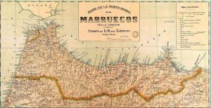 Map Northern Morocco 2D BMP Graphics Graphics • Designs CAD