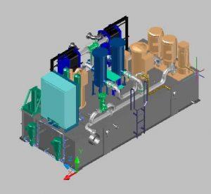 Oil Processing Plant Machinery 3D DWG Model for AutoCAD • Designs CAD