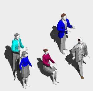 People 3D DWG Model for AutoCAD • Designs CAD
