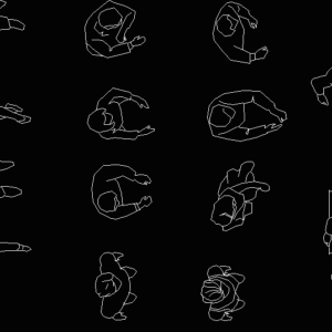 People - Top View DWG Block for AutoCAD | Designs CAD