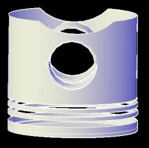 Piston Liner DWG Block for AutoCAD • Designs CAD