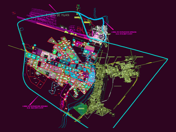 Piura Cut Apart Map 2015 DWG Block for AutoCAD • Designs CAD