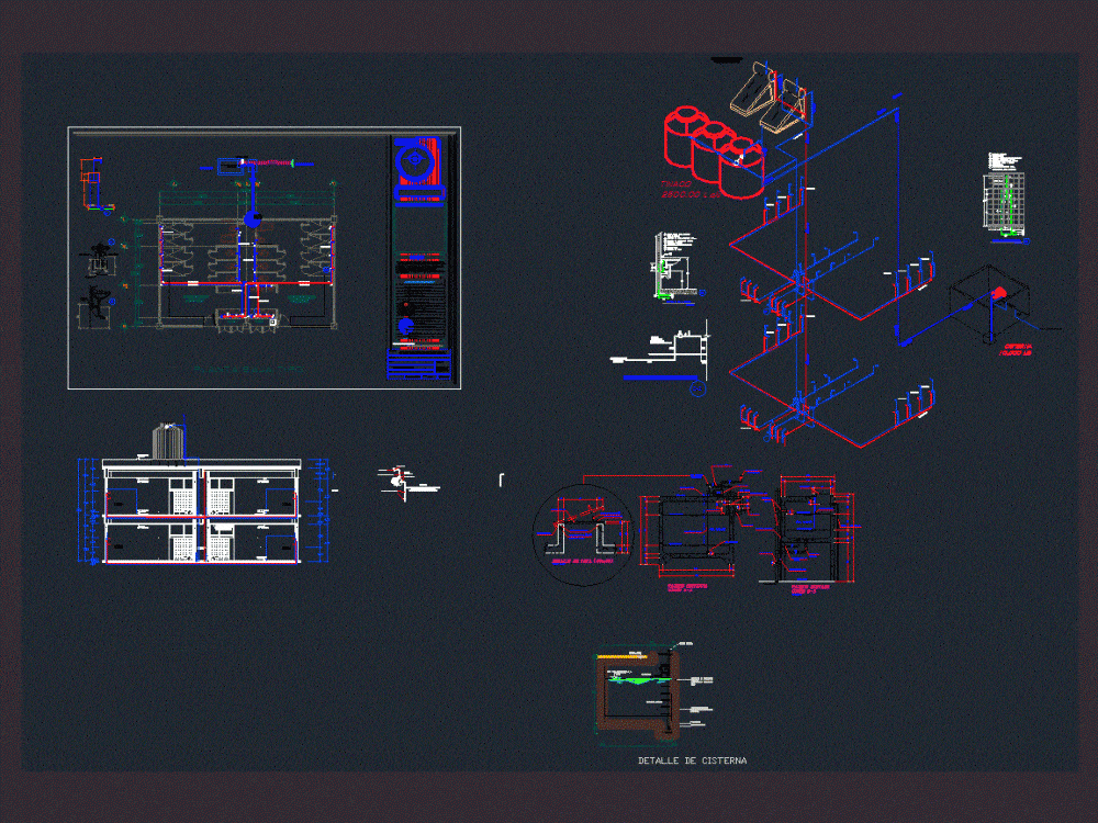 Plane Of A Hydraulic Project DWG Full Project for AutoCAD • DesignsCAD