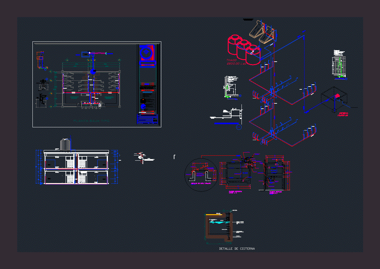 Plane Of A Hydraulic Project DWG Full Project for AutoCAD • Designs CAD