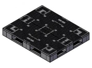 Plastic Pallet 3D DWG Model for AutoCAD • Designs CAD