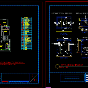 Plumbing Plan, 2 Storey House DWG Detail for AutoCAD | Designs CAD