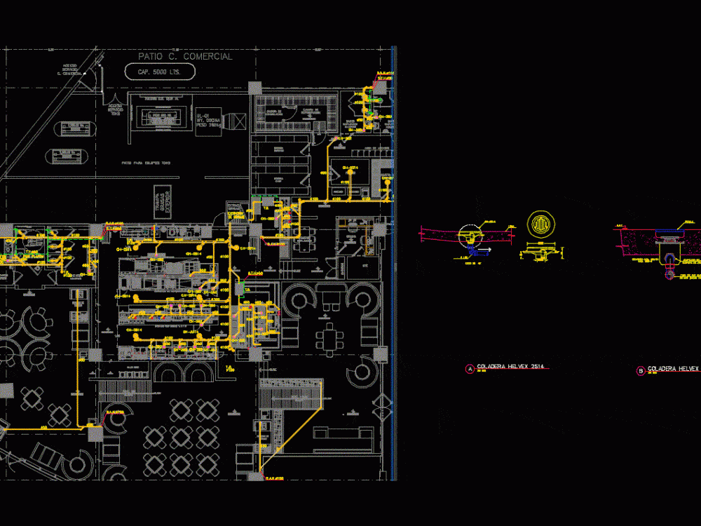 Plumbing Restaurant DWG Detail for AutoCAD • Designs CAD