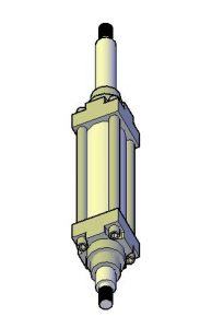 Pneumatic Cylinder 3D DWG Model for AutoCAD • Designs CAD