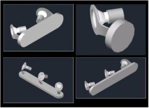 Podium Lamps Grazz Of Phillips DWG Block for AutoCAD • Designs CAD