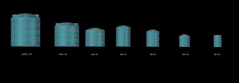 Polyethylene Tanks 3D DWG Model for AutoCAD • Designs CAD