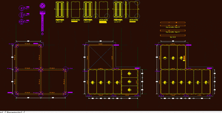 Precast Concrete Modular Structure DWG Plan for AutoCAD • Designs CAD
