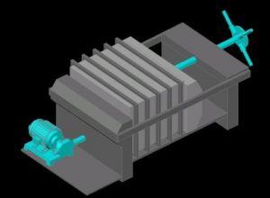Press Filter 3D DWG Model for AutoCAD • Designs CAD