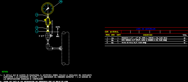 Pressure Indicator DWG Detail For AutoCAD Designs CAD