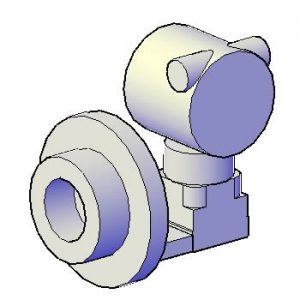 Pressure Transmitter 3D DWG Model for AutoCAD • Designs CAD