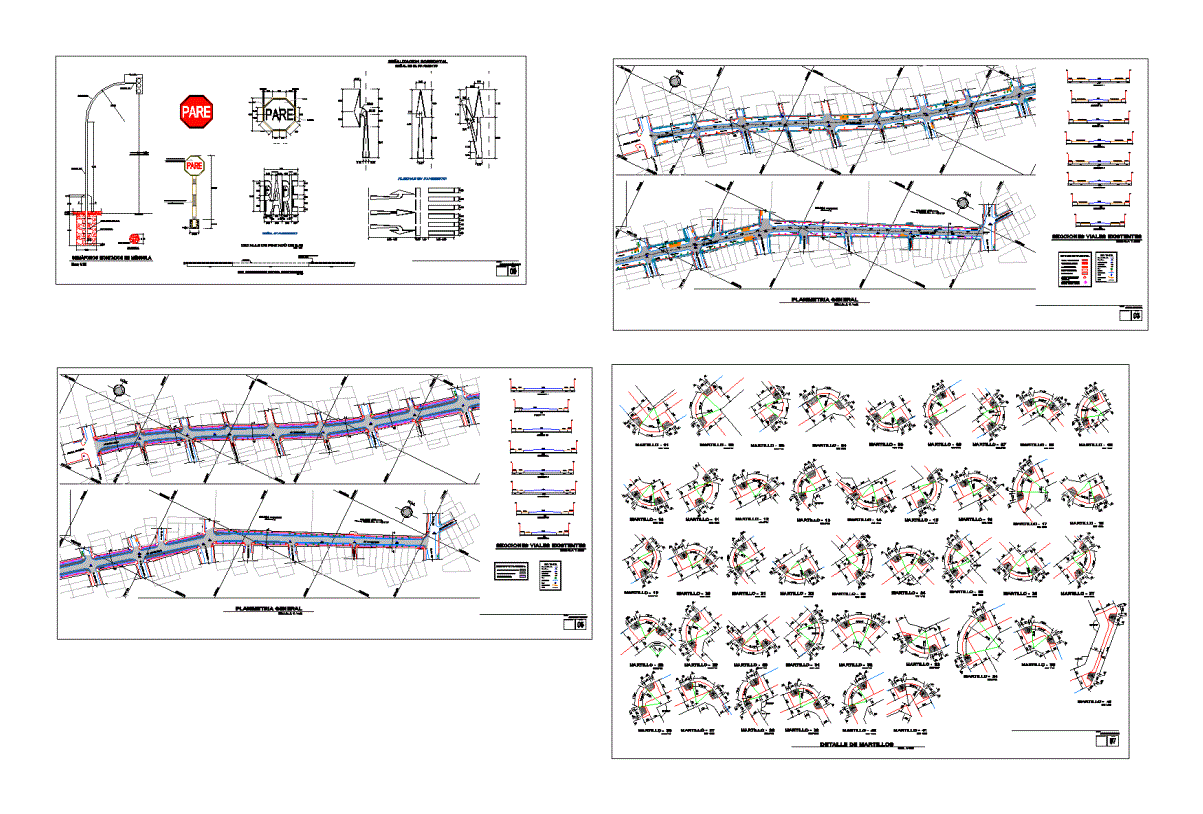 Proposal Avenue Improvement Proposal DWG Full Project for AutoCAD ...