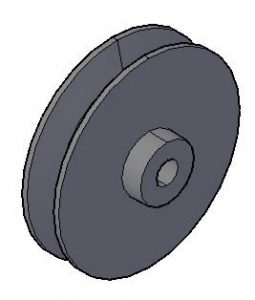 Pulley 3D DWG Model for AutoCAD | DesignsCAD