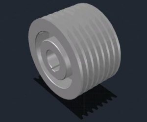 Pulley Pulley 3D DWG Model for AutoCAD • Designs CAD