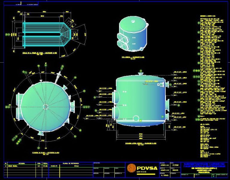 Raw Gas Heater Direct DWG Block for AutoCAD • Designs CAD