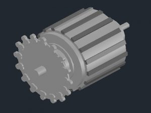 Rotor / Motor DWG Block for AutoCAD • Designs CAD