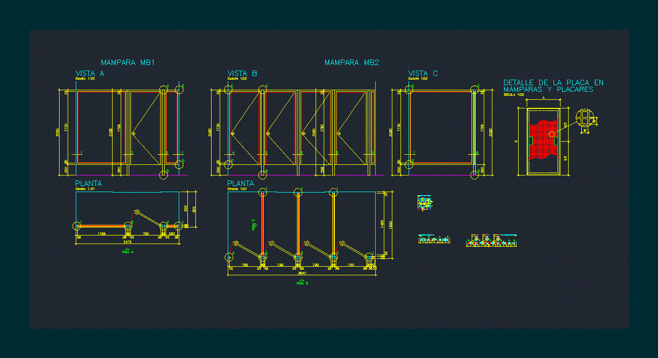 Screens DWG Detail For AutoCAD Designs CAD
