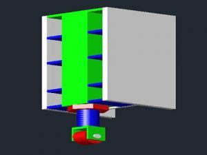 Screw Jack Lift DWG Block for AutoCAD • Designs CAD