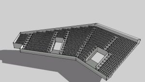 Section Bleachers 3D SKP Section for SketchUp • Designs CAD