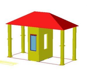 Security Checkpoint DWG Block for AutoCAD • Designs CAD