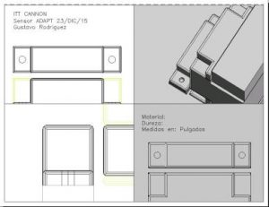 Sensor Fixture Holder DWG Block for AutoCAD • Designs CAD