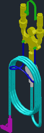 Service Station With Mixer Hot Water Steam DWG Block for AutoCAD ...