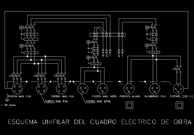 Single Line Diagram Work DWG Block For AutoCAD Designs CAD