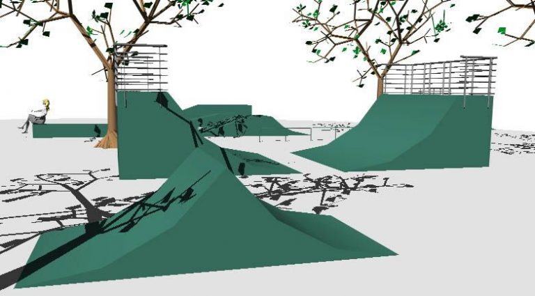 Skate Track 3D DWG Model for AutoCAD • Designs CAD