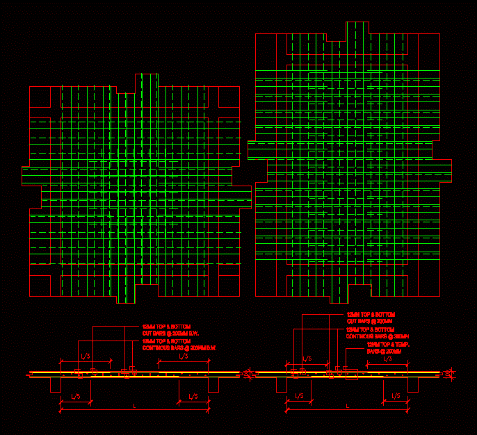 Two Way Slab Reinforcement Details Dwg Free Download - Design Talk
