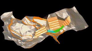 Slopes And Sidewalks Open Pit Mine 3D DWG Full Project for AutoCAD ...