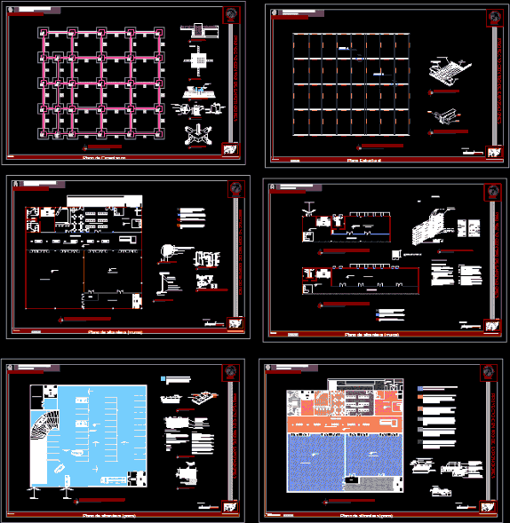 Soil Mechanics And Structural Drawings Exhibition Center DWG Detail for ...