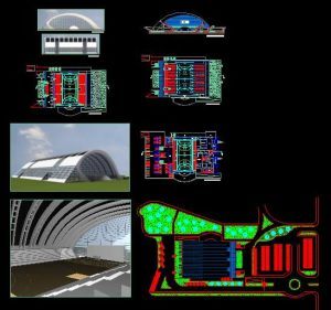 Sports Complex DWG Block for AutoCAD • Designs CAD