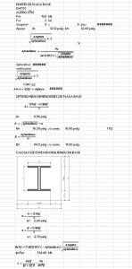 Steel Base Plate XLS Excel Spreadsheet | Designs CAD