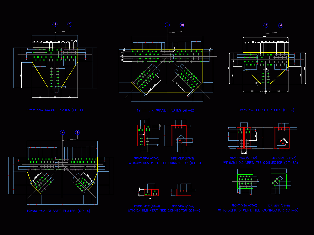 Structural Details, Steel Bridge--Philippines DWG Detail for AutoCAD ...