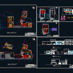 Air Conditioner Split Type On Wall Indoor Units Front Elevation View 2D ...