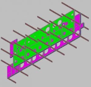 Structure Beams H DWG Block for AutoCAD • Designs CAD