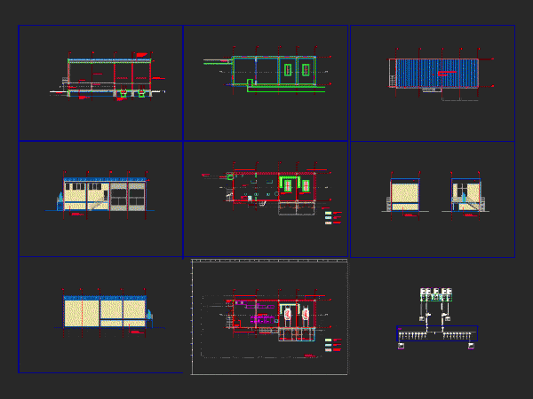 Substation 60; 4kv; 2x1600kva DWG Block for AutoCAD • Designs CAD