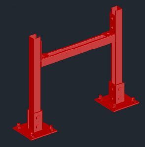 Support Tray DWG Block for AutoCAD • Designs CAD