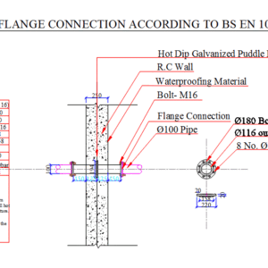 Tank Puddle Flanges DWG Section for AutoCAD | Designs CAD