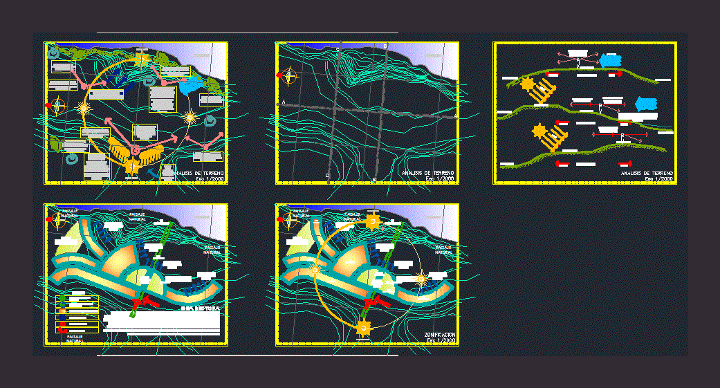Terrain Analysis DWG Block For AutoCAD Designs CAD