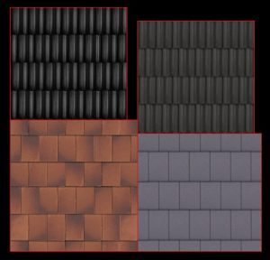 Textures Of Roofs 3D BMP Model Graphics • Designs CAD
